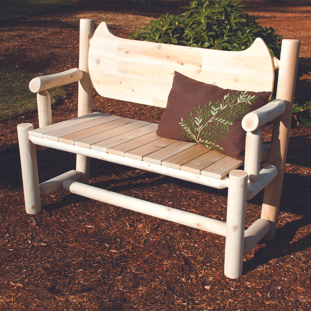 Rustic Wood & Log Outdoor Benches - Rustic Furniture Marketplace