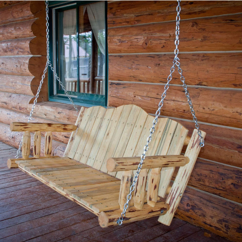 Wood Porch Swings for a Relaxing Escape — Rustic Furniture Marketplace