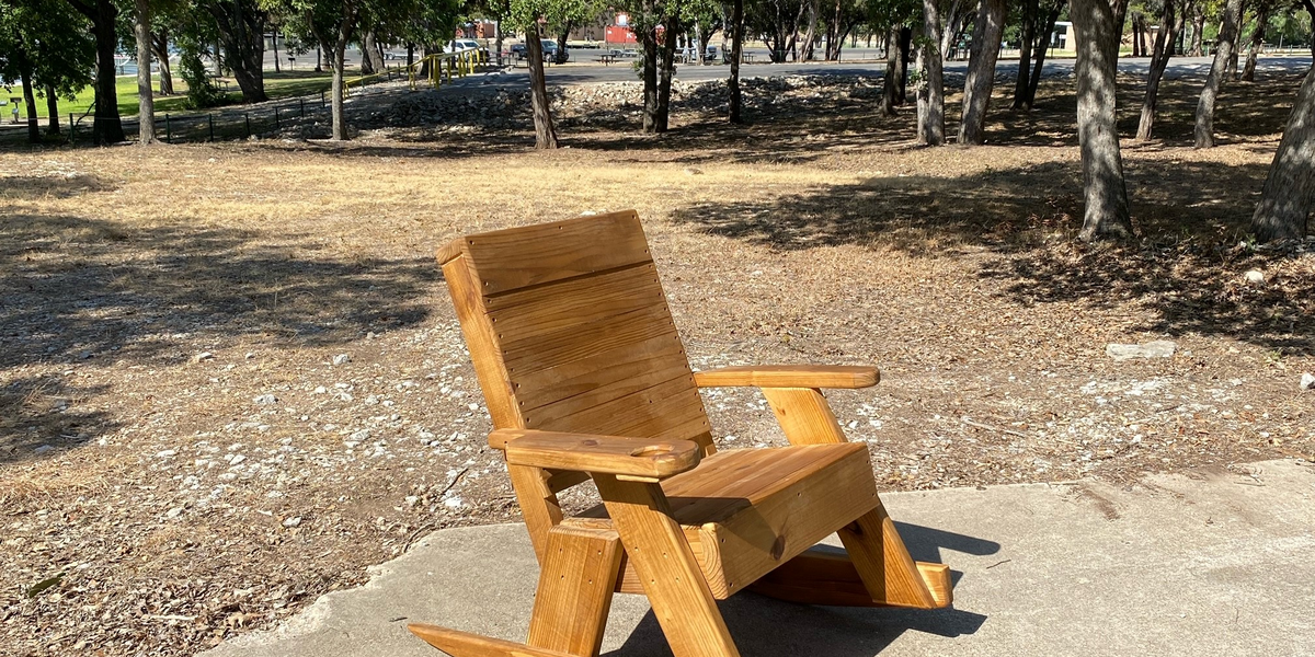 RS Bro Designs Rocking Chair — Rustic Furniture Marketplace