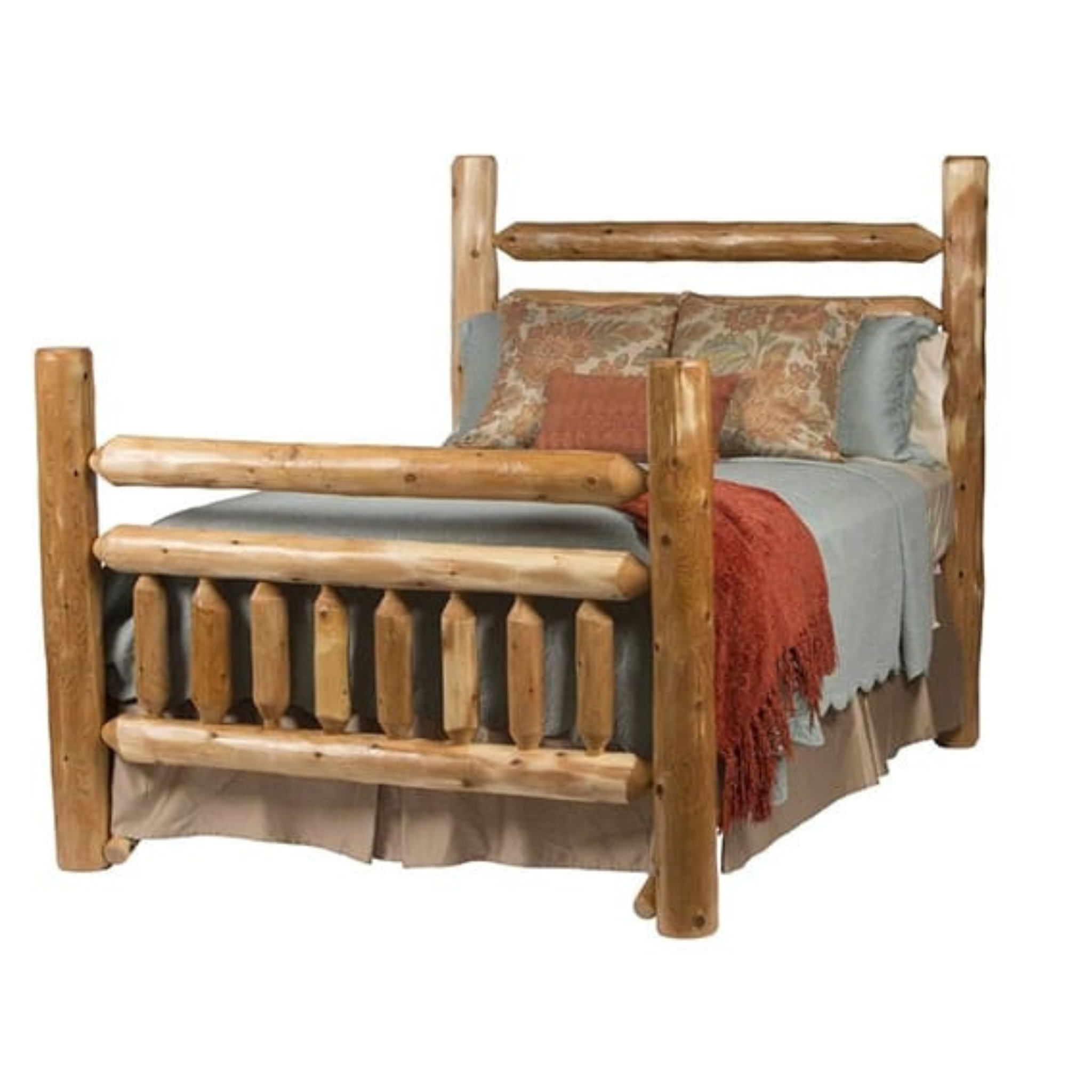 Rocky Top Rustic Cedar Lodge Bed — Rustic Furniture Marketplace